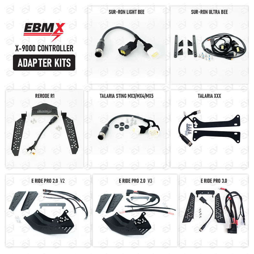 EBMX X-9000 Adapter Kits: Sur-Ron, Talaria, E Ride Pro, Rerode – Darwin EV